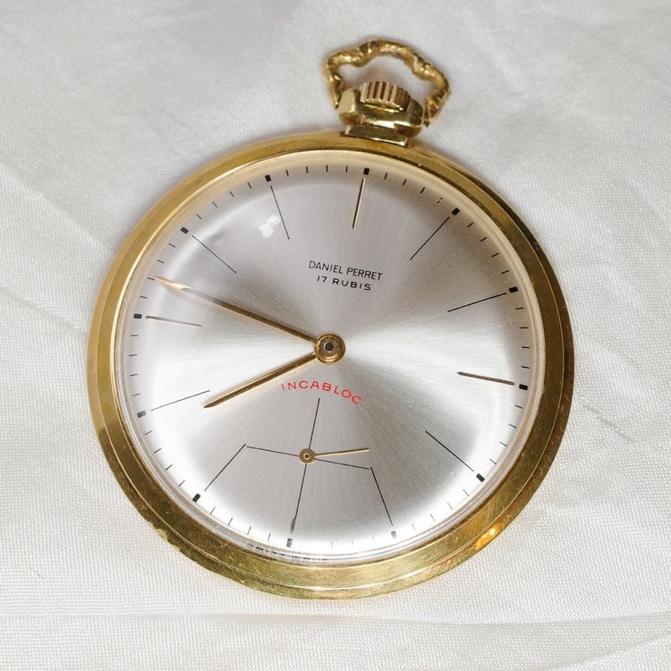 DANIEL PERRET 17 jewels ETA 953 Taschenuhr 45mm Uhr swiss (Gebraucht ...