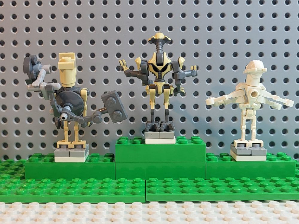 3 Lego-Minifiguren der Serie Star Wars mit EV-A4-D, General. (Gebraucht ...