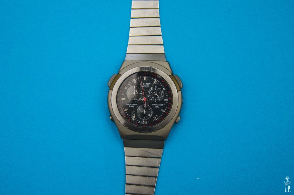 Citizen Pro-Master Chronograph Titan Herren Rarität Quartz (Gebraucht ...