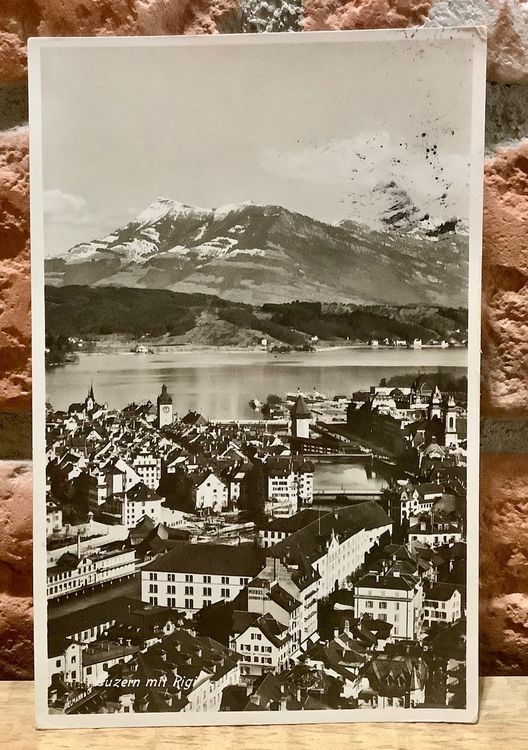 Alte Foto AK - LUZERN mit Rigi - Feldpost (Gebraucht) in Root für CHF 1 – mit Lieferung auf ...
