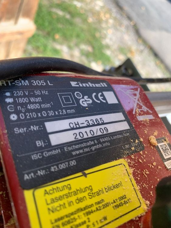 Einhell Zug-Kapp-Gehrungssäge RT-SM 305 L | Kaufen auf Ricardo