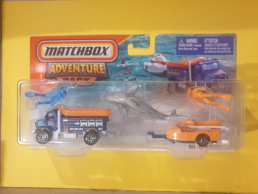 Matchbox 2025 Hitch & Haul Adventure Pack / MBX Ocean Rescue (Neu und ...
