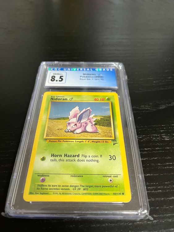 Pokémon Nidoran Base Set 2 / CGC 8.5 (Gebraucht) in Turgi für CHF 7 ...