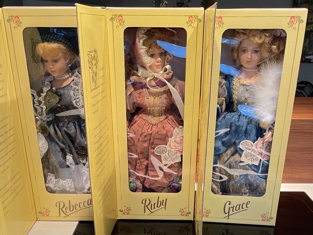 Victorian Dolls Ruby, Rebecca, Grace (Neu und originalverpackt) in ...