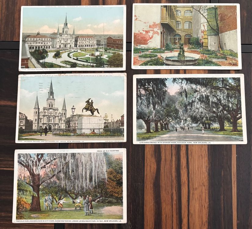 5 antike AK „New Orleans“, 1920er Jahre (Gebraucht) in Zumikon für CHF 5 – mit Lieferung auf ...