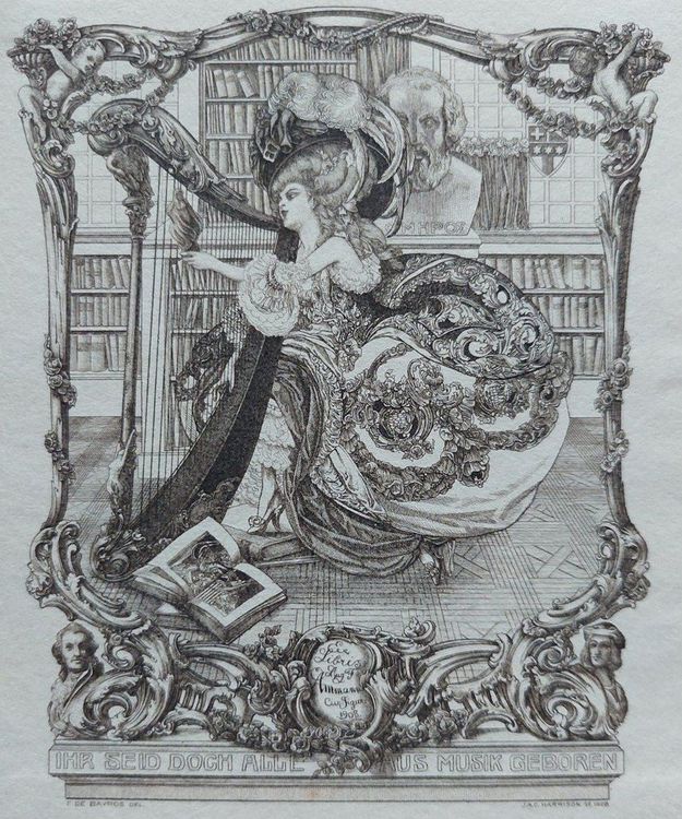 Exlibris Franz von Bayros - Heliogravur (Gebraucht) in Obfelden für CHF 32 – mit Lieferung auf ...