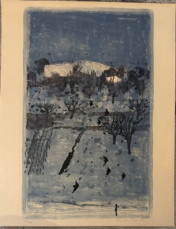 Herman Alfred Sigg (1924) Litho Handsig (Gebraucht) in Hochdorf für CHF ...