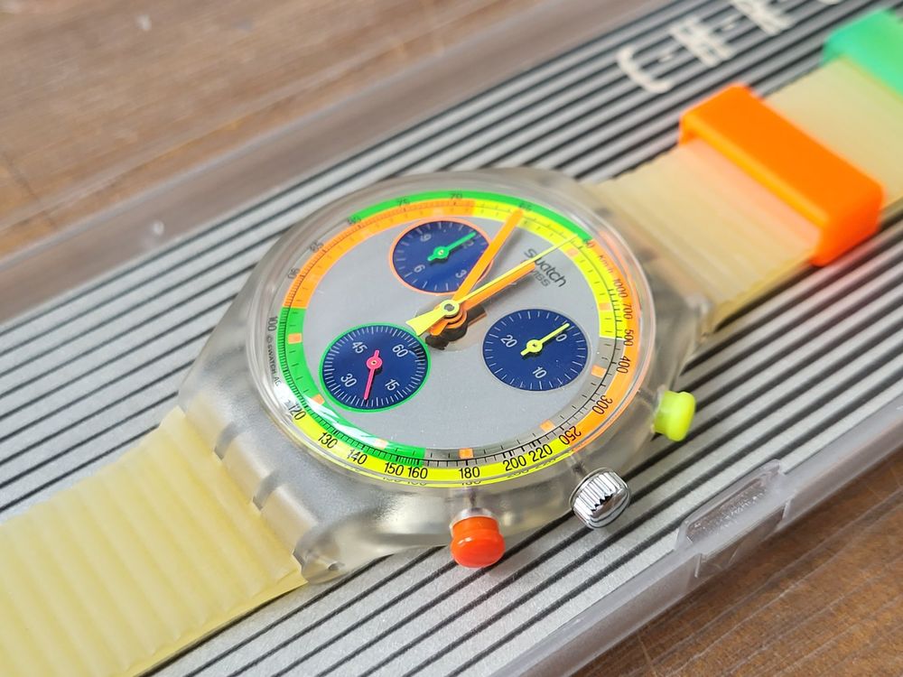SWATCH CHRONO SCK104 JELLY STAG NEU | Kaufen auf Ricardo