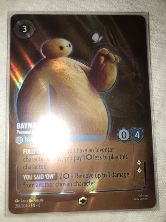 Lorcana baymax Enchanted azurite sea EN (Neu (gemäss Beschreibung)) in ...