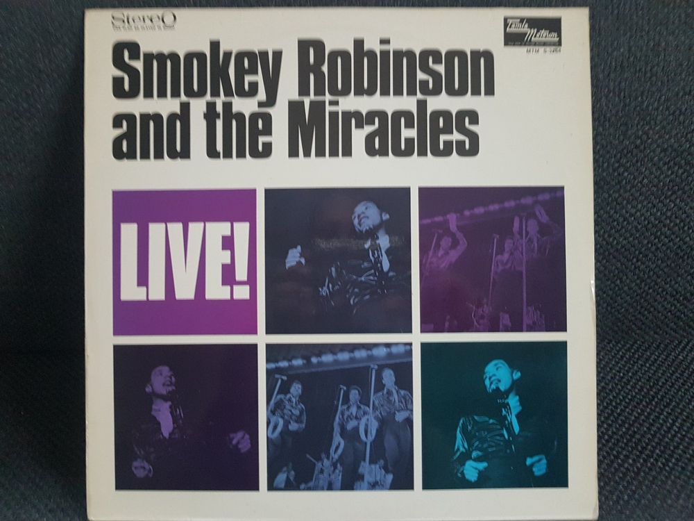 Smokey Robinson And The Miracles – Live! (Gebraucht) in für CHF 6 – mit ...