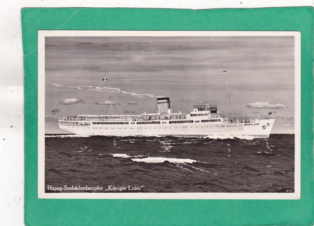 Deutschland Hapag Seebäderdampfer "Königin Luise" Schiff1935 (Gebraucht ...
