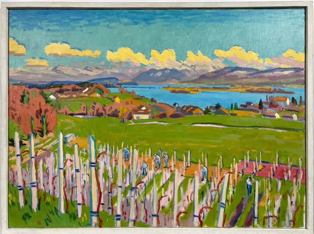 Karl Landolt (1925-2009) grosses Gemälde (Gebraucht) in Root für CHF 2815 – mit Lieferung auf ...