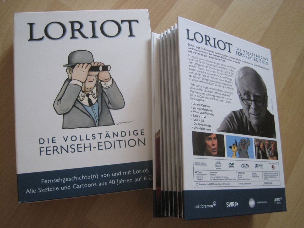 LORIOT Komplett vollständige Fernseh Edition DVD BOX (Gebraucht) in Gossau SG für CHF 20 – mit ...