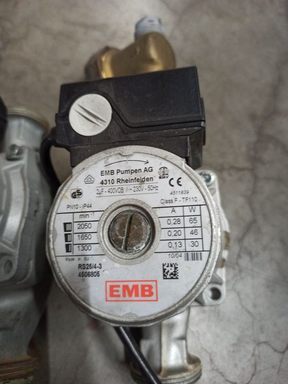 Zirkulationspumpe EMB 180 5/4zl Zoll (Gebraucht) in Buttisholz für CHF ...