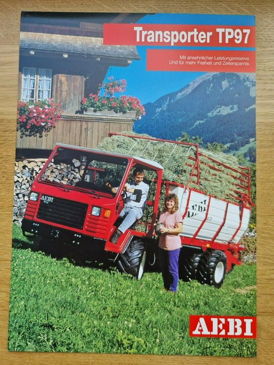 Original Prospekt Aebi Transporter TP97 (Gebraucht) in Dürnten für CHF 30 – mit Lieferung auf ...