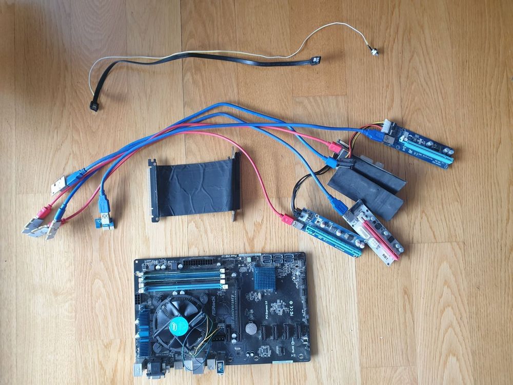 ASROCK H97 Anniversary + 6x Riser | Kaufen auf Ricardo