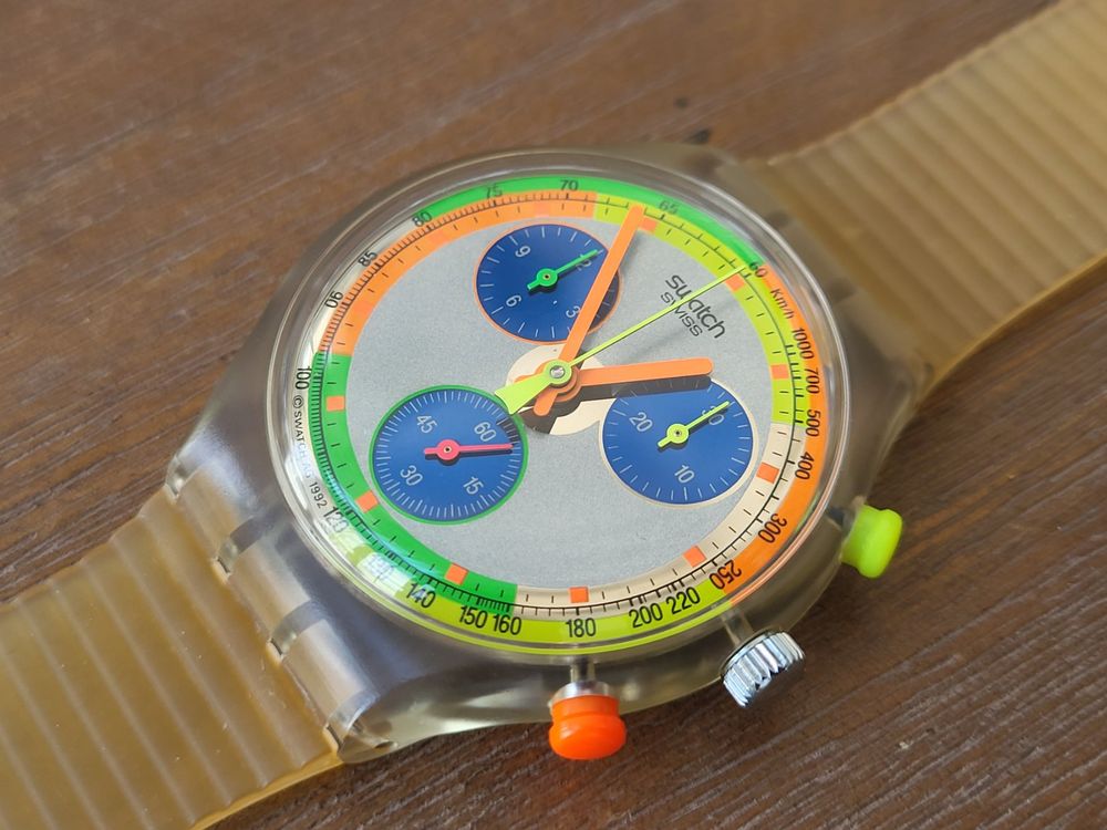 SWATCH CHRONO SCK104 JELLY STAG | Kaufen auf Ricardo