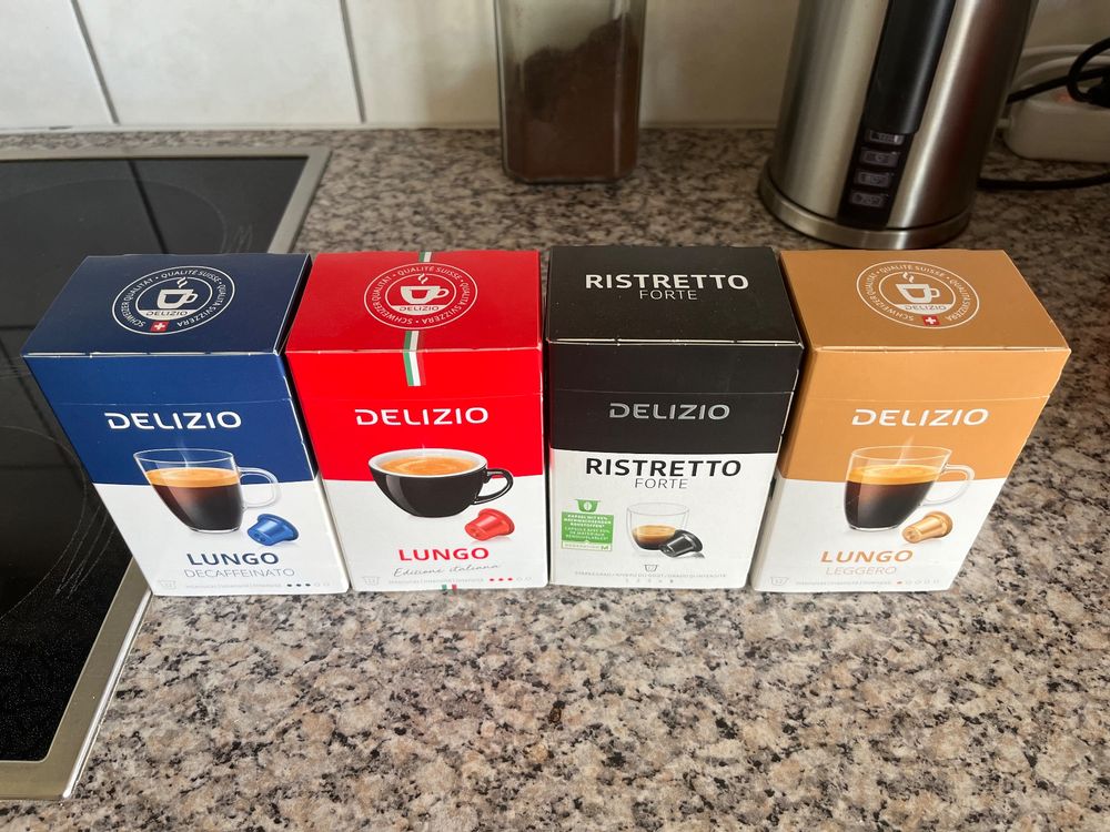 Delizio 4x12 Kaffeekapseln Lungo + Espresso neu (Neu und ...