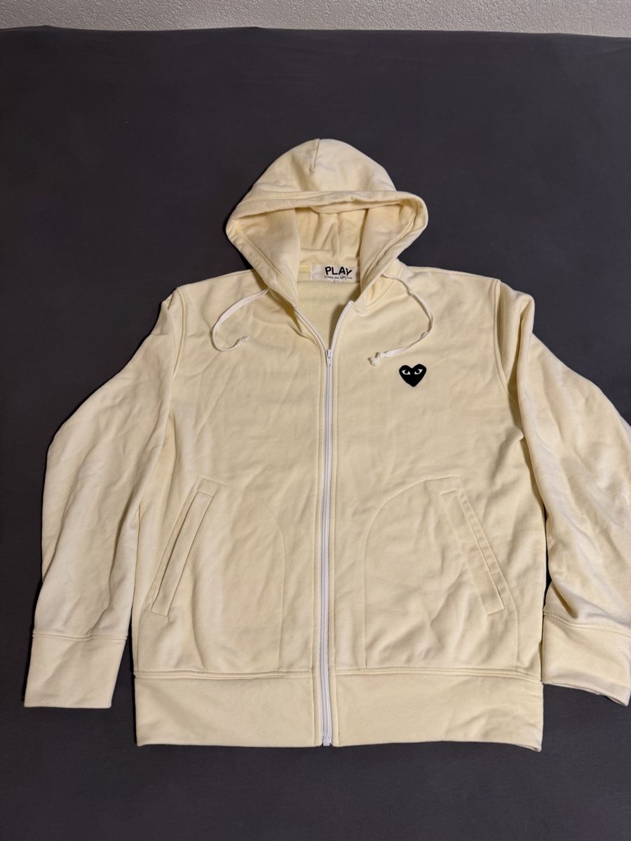 Play Comme des Garçons Hoodie Beige, Grösse L, Top Zustand (Gebraucht ...