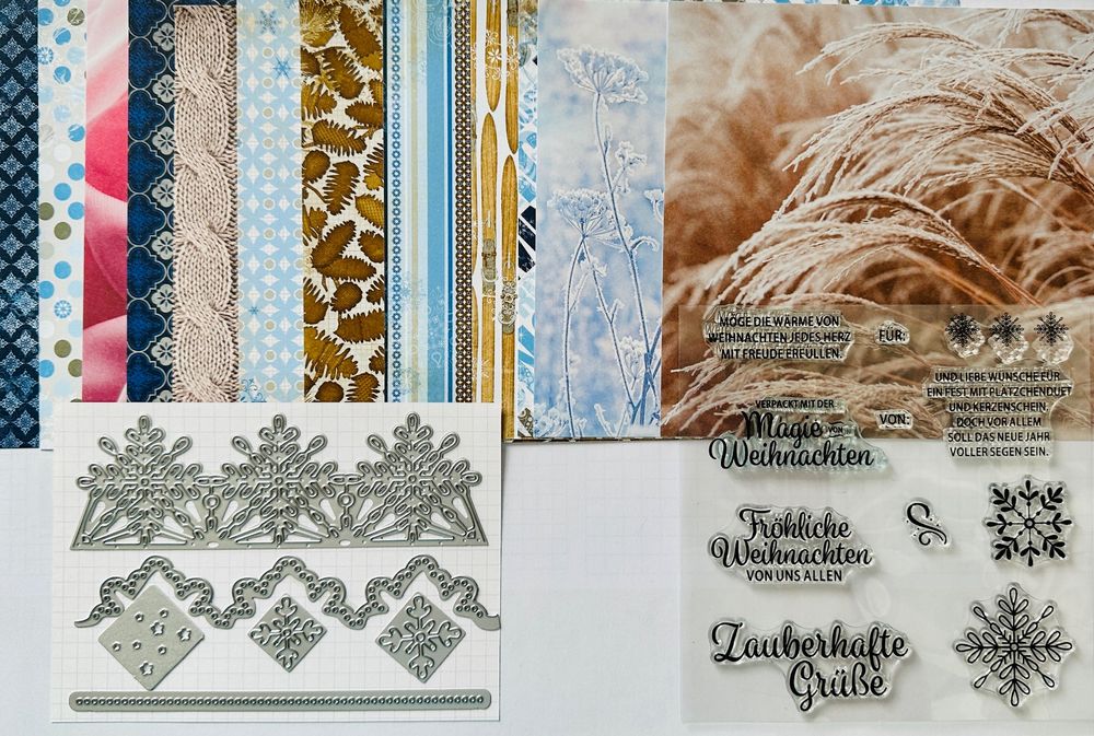 Winter / Weihnachten ~ Stempelset + Stanzen + Papier | Kaufen auf Ricardo
