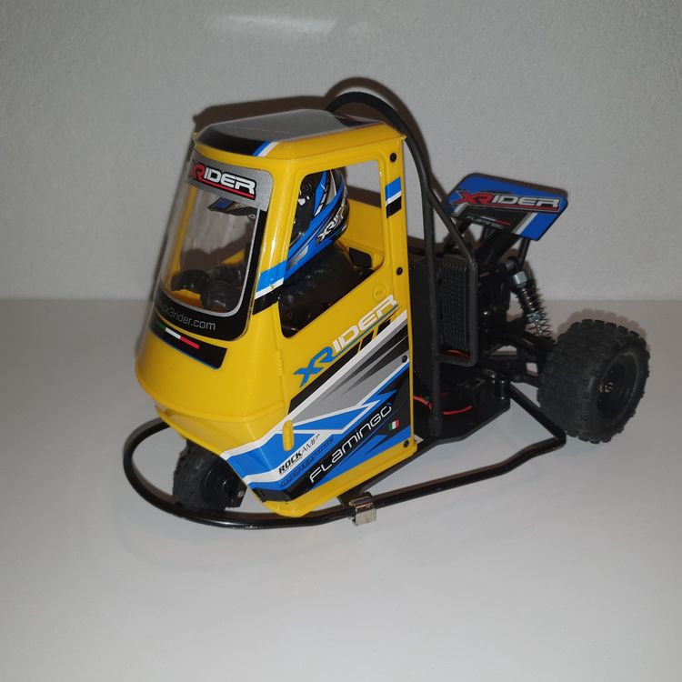 X-Rider 1:8 RC Bike RTR im Piaggio Ape Design - Gelb (Gebraucht) in ...
