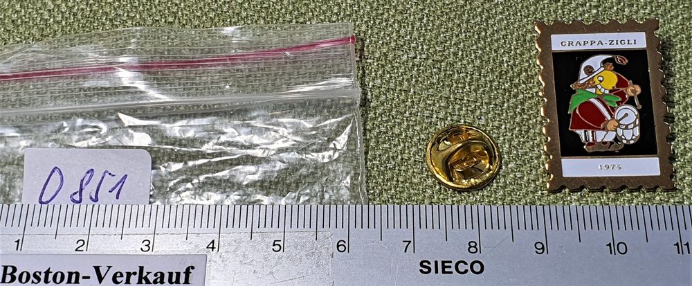 O851 - Pin Basler Fasnacht Crappa-Zigli 1975 / 1994 | Kaufen auf Ricardo