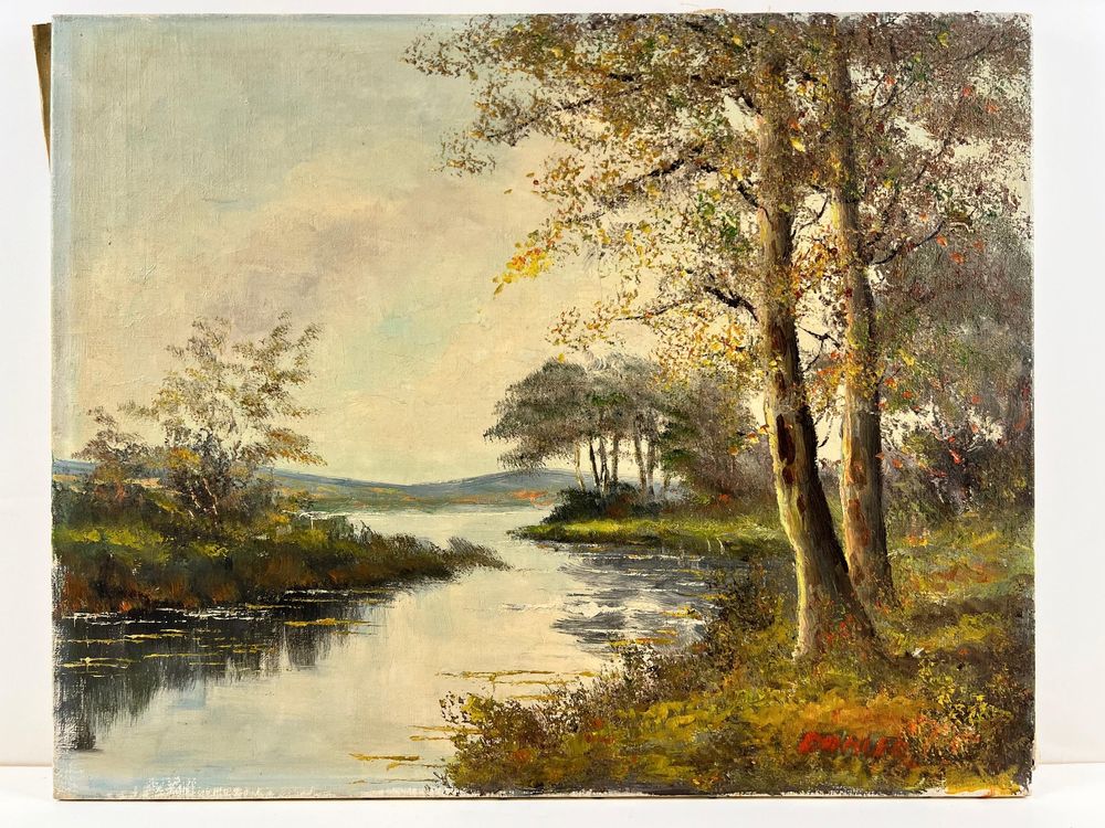 Wunderschöne Landschaft Gemälde signiert. (Gebraucht) in Neuhausen am Rheinfall für CHF 10 – mit ...