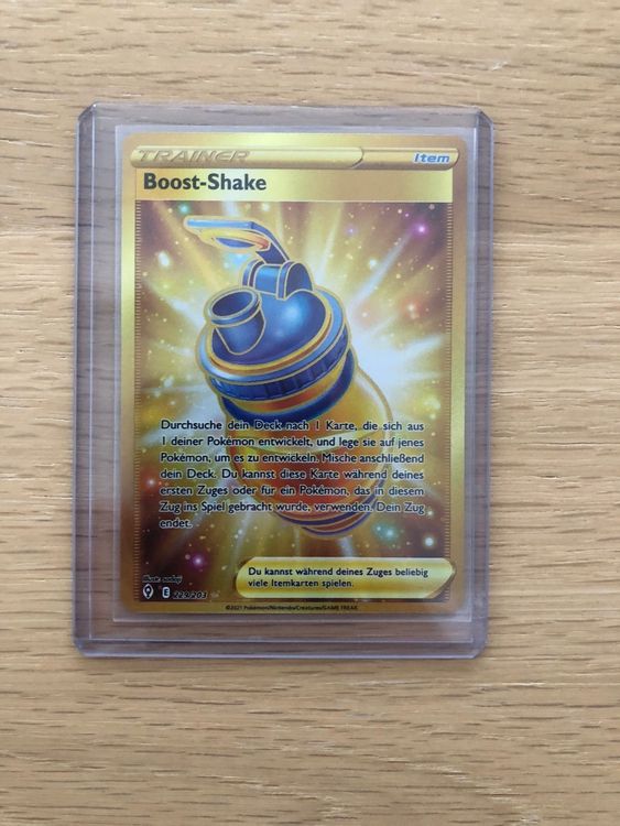 Pokemon Trainer Goldkarte Boost-Shake (Neu (gemäss Beschreibung)) in ...