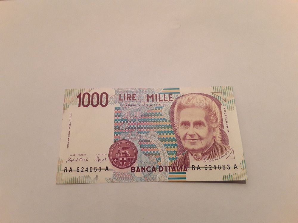 2 Stk. 1000 Lire Mille 1990 bankfrisch! (Neu und originalverpackt) in Emmenbrücke für CHF 1.8 ...