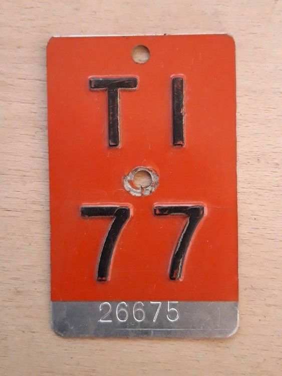 Targa TI - anno 1977 (Gebraucht) in Piotta für CHF 14 – mit Lieferung ...