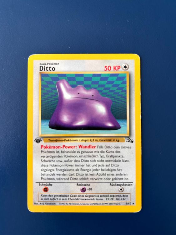 Ditto 1. Edition Pokemon ab 1.- (Gebraucht) in für CHF 6 – mit ...