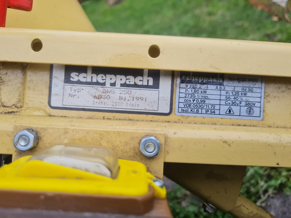 Gartenhäcksler Scheppach GWS 250 Gartenwolf | Kaufen auf Ricardo