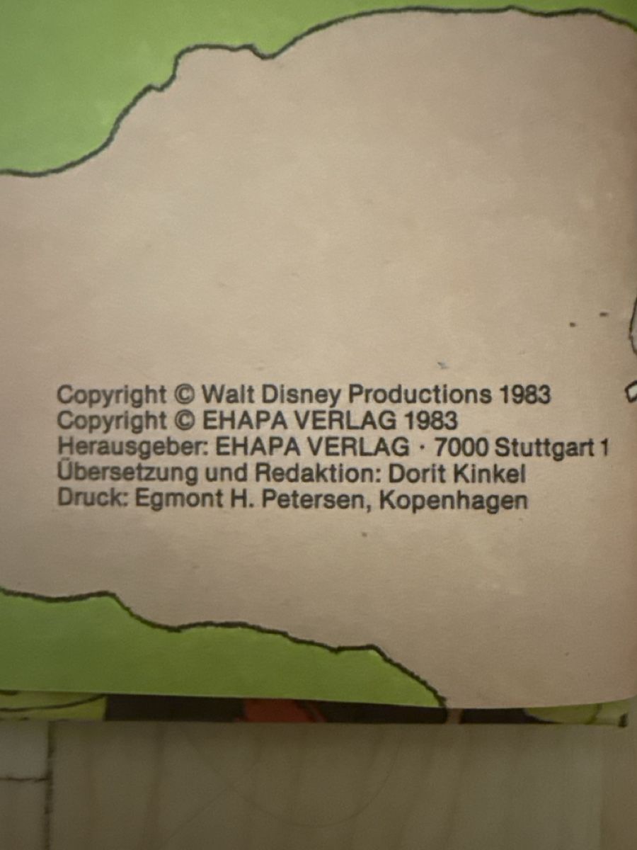 Walt Disney: Prinz John und der Brief 1983 (Gebraucht) in Grenchen für ...