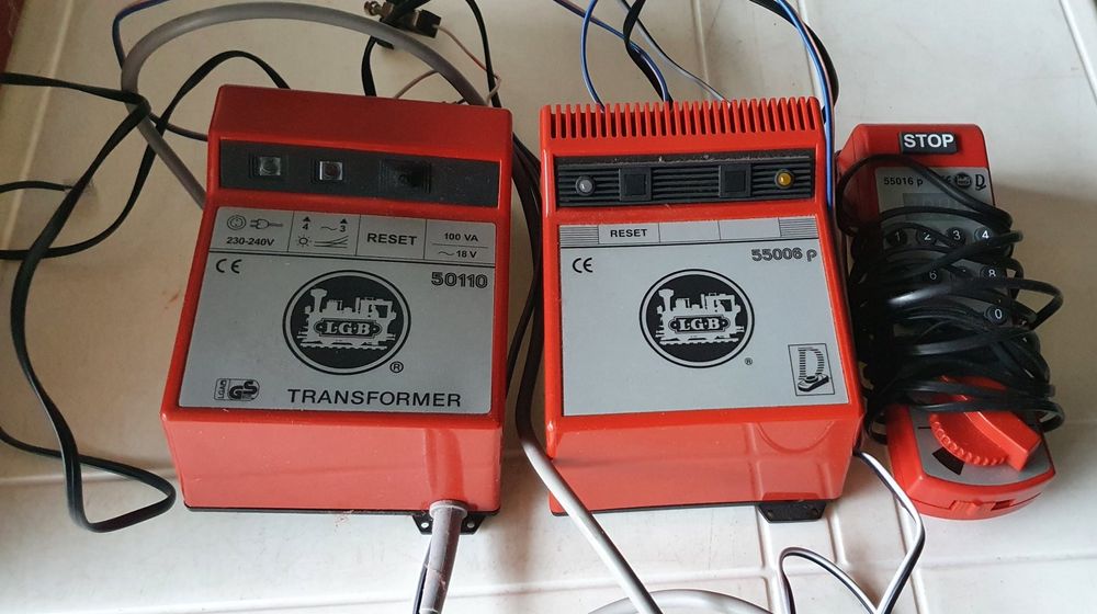 LGB: SET AUS: TRAFO 50110/ZENTRALE 55006P/HANDY 55016P (Gebraucht) in ...