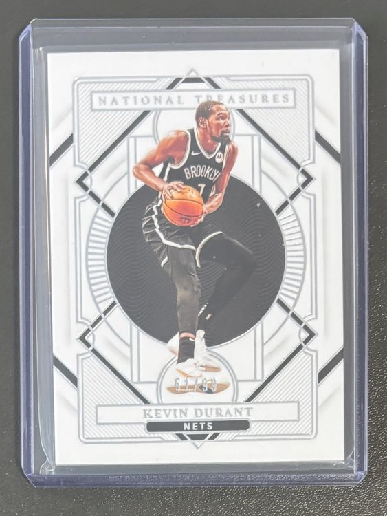 NBA Kevin Durant 2020 National Treasures Numbered /99 (Neu (gemäss ...