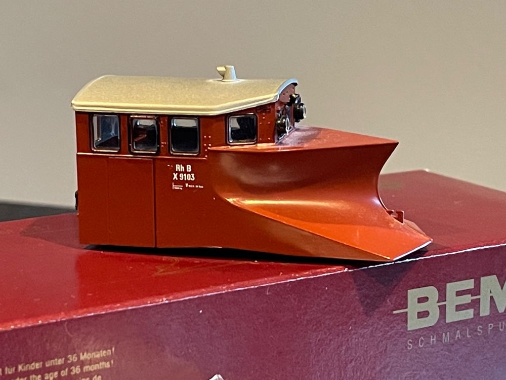 BEMO 2286 113 H0m: RhB X 9103 Schneeräumer (Neu und originalverpackt) in für CHF 101 – mit ...