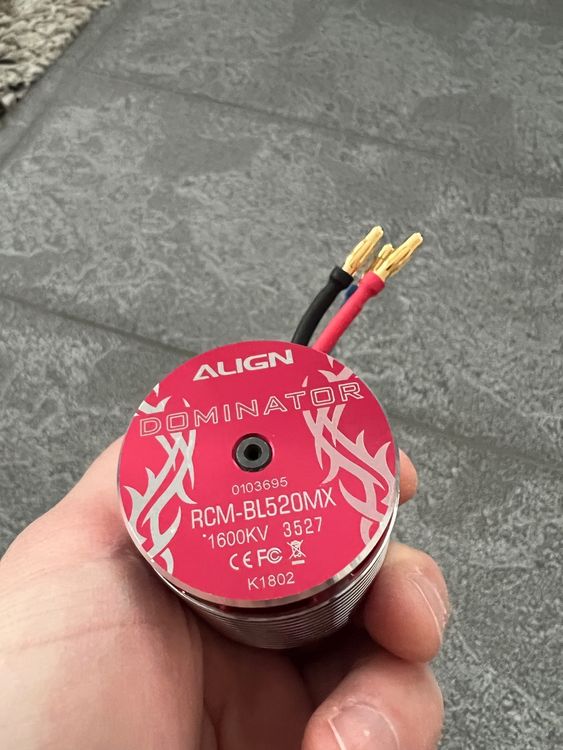 ALIGN 520MX Brushless Motor (1600KV/3527) RCM-BL520MX (Gebraucht) in ...