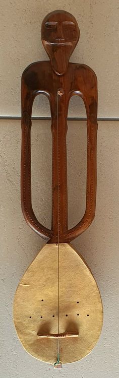 Saiteninstrument "Gusla/Gusle" Balkan aus Holz geschnitzt (Gebraucht ...