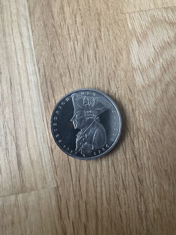 5 Deutsche Mark Gedenkmünze J, 1986, Top Zustand (Gebraucht) in Ibach ...