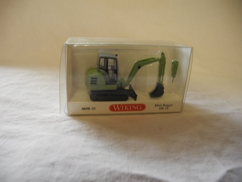 WIKING 0658 05 MINI-BAGGER HR 18 1:87 MIB (Neu und originalverpackt) in ...