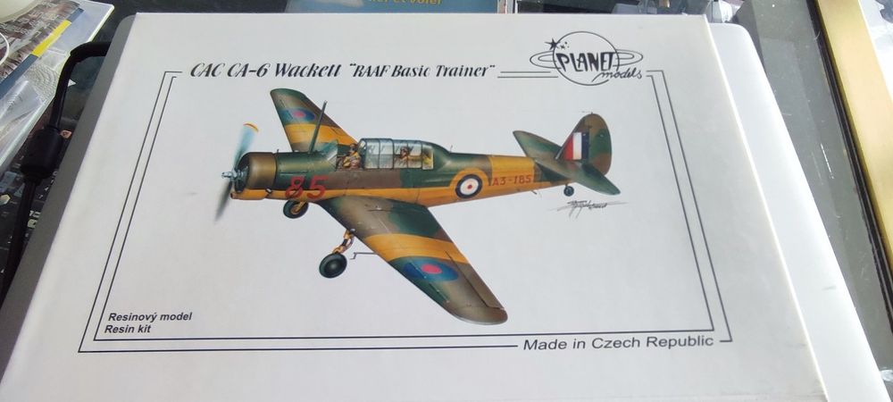 Planet Models PLT148 1/48 CAC CA-6 Wackett (Neuf avec emballage d ...