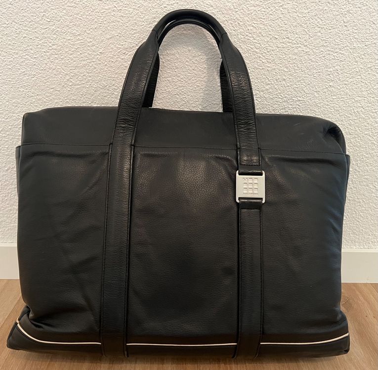 Moleskine Ledertasche - schwarz - Eleganz für Alltag & Reise (Gebraucht ...