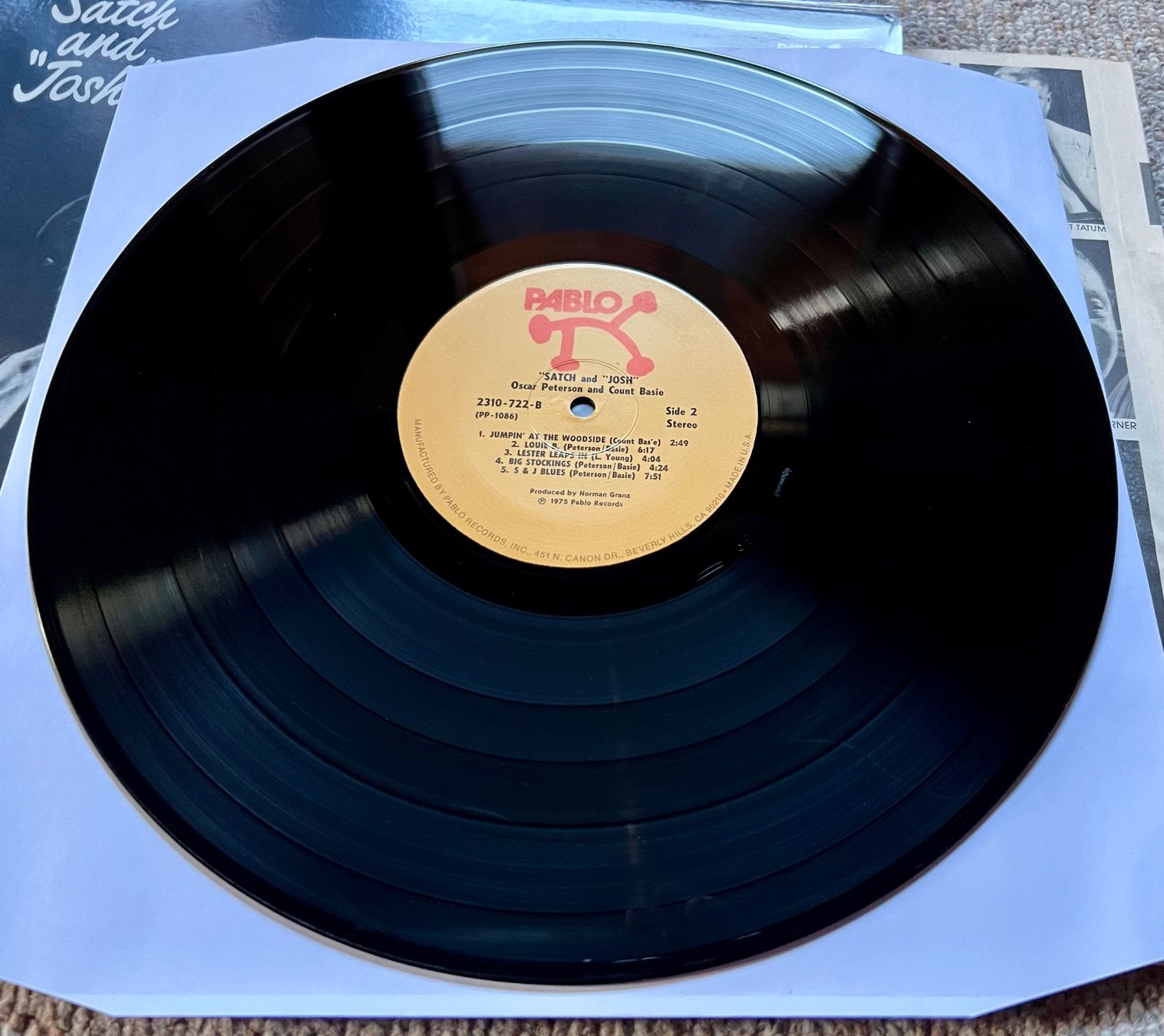 Oscar Peterson And Count Basie Satch & Josh LP US Pablo 🛀 (Gebraucht ...