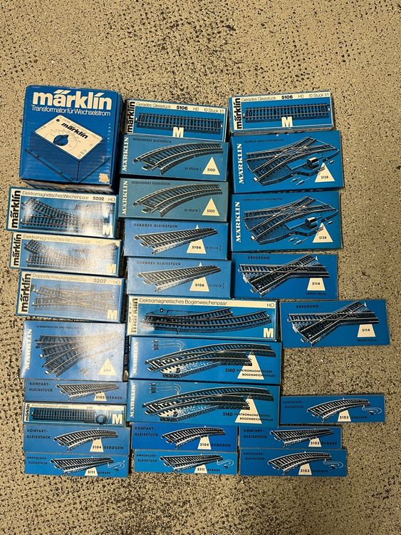 Märklin H0 Gleise, Weichen, Trafo + Zubehör (Gebraucht) in Bern für CHF ...