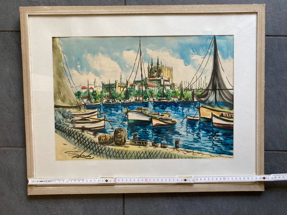 Gemälde Aquarell signiert (Gebraucht) in Subingen für CHF 19 – nur Abholung auf Ricardo kaufen