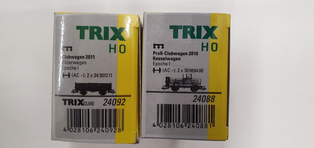 TRIX 24092 & 24088 Güterwagen, Epoche I (Neu und originalverpackt) in ...