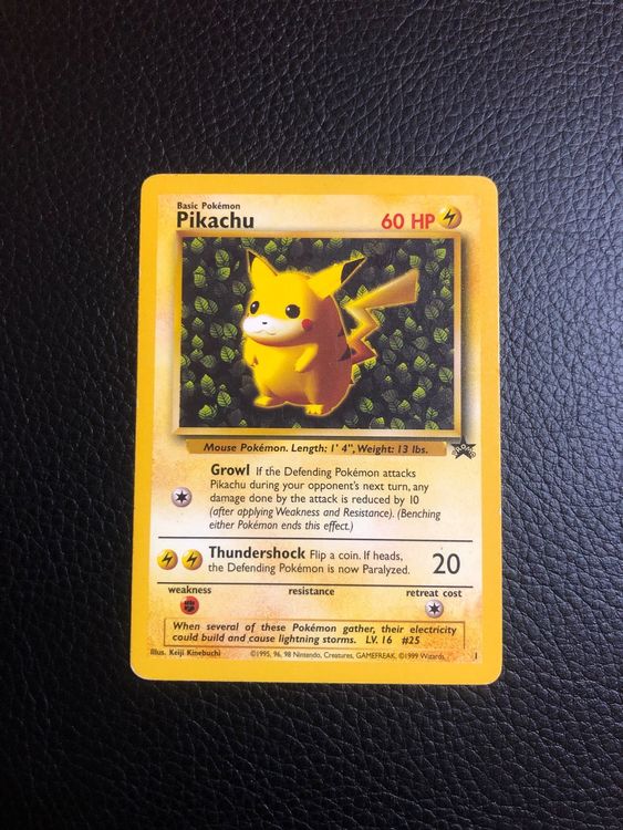 Pikachu Promo 1 black star 1999 Ab 1 | Kaufen auf Ricardo