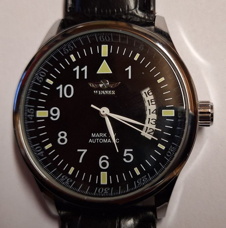 Ungebrauchte Winner Automatic Flieger Armbanduhr. (Neu (gemäss ...