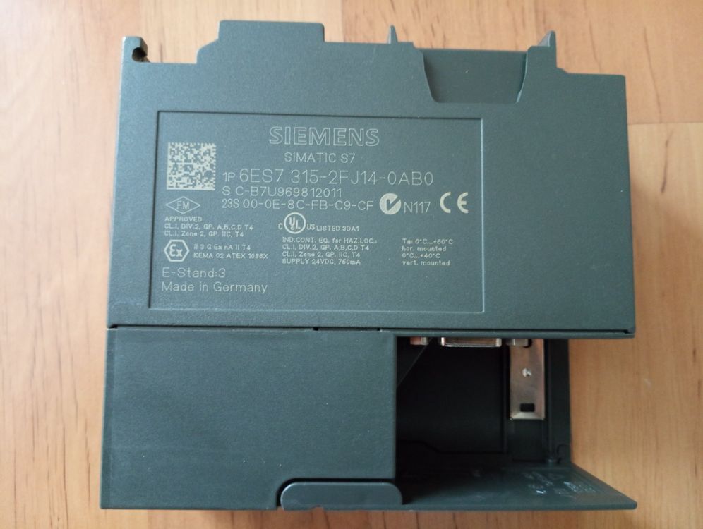 SIEMENS SIMATIC S7-300 CPU315F-2 PN/DP 6ES7315-2FJ14-0AB0 (Gebraucht ...
