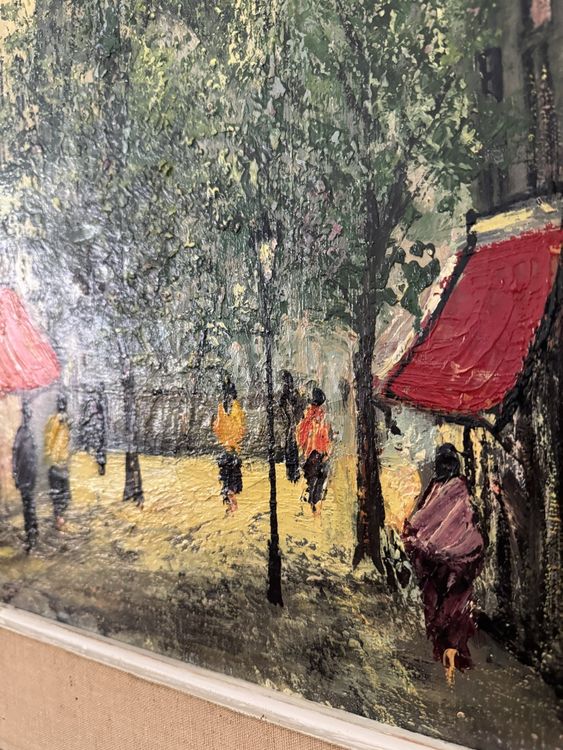 Tableau ancien, Paris Montmartre, Signé Moreillon (D'occasion) à ...